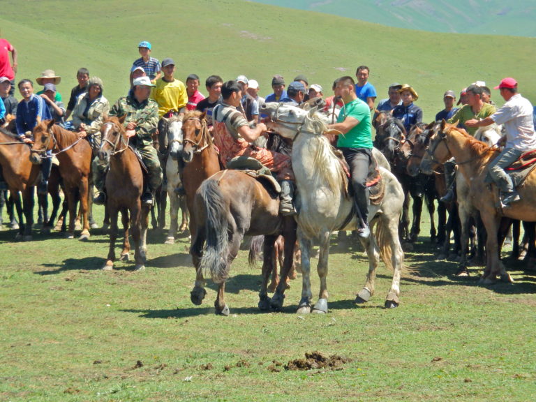 Kyrgyzstan Culture ~ Nomadic Horse Game Kok Boru | See Her Travel
